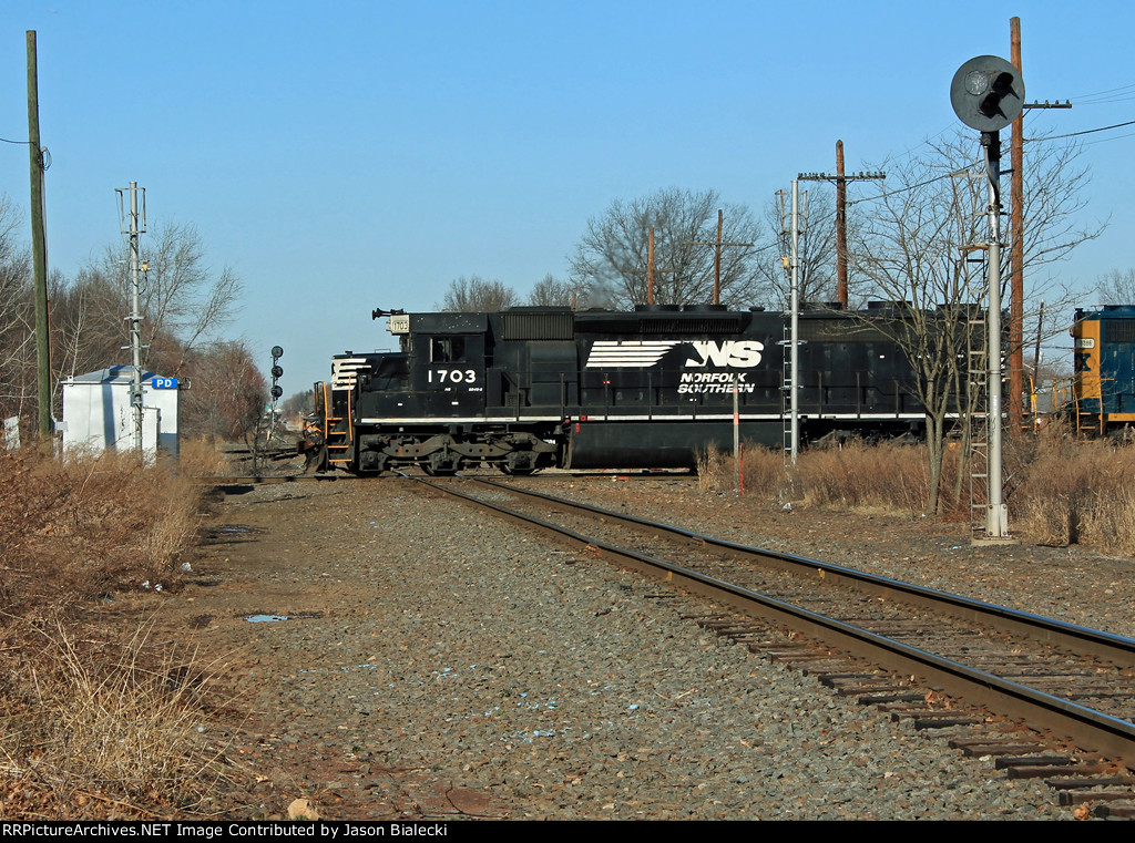 NS 1703 crosses Chemical Coast Secondary